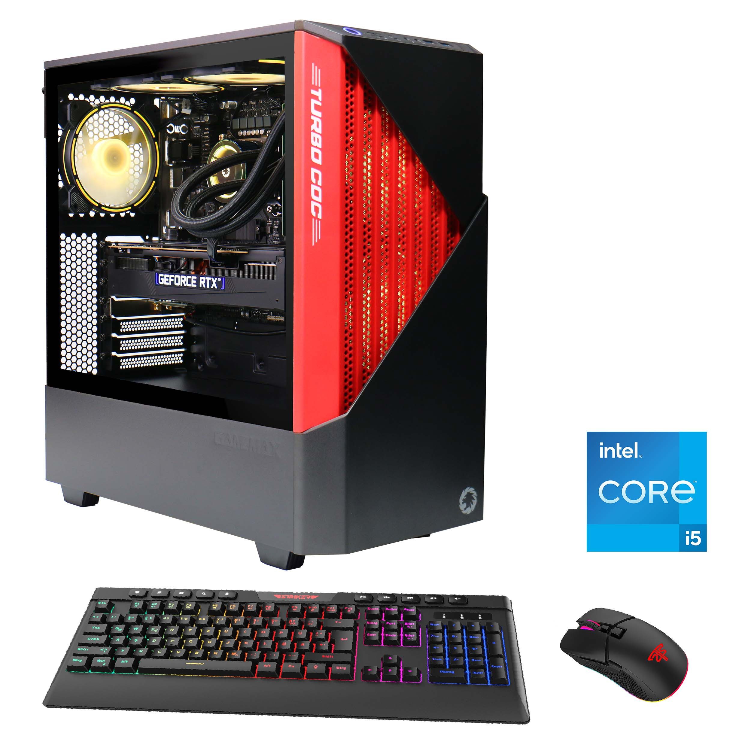 Hyrican GAMEMAX Contac BR 7115 Gaming-PC (Intel® Core i5 13400F, RTX 4060, 16 GB RAM, 1000 GB ...