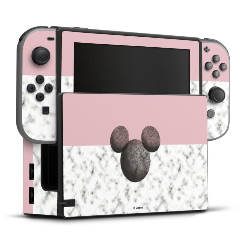 Deindesign Handyhülle Disney Marmor Minnie Mouse Mickey Mouse Marmor