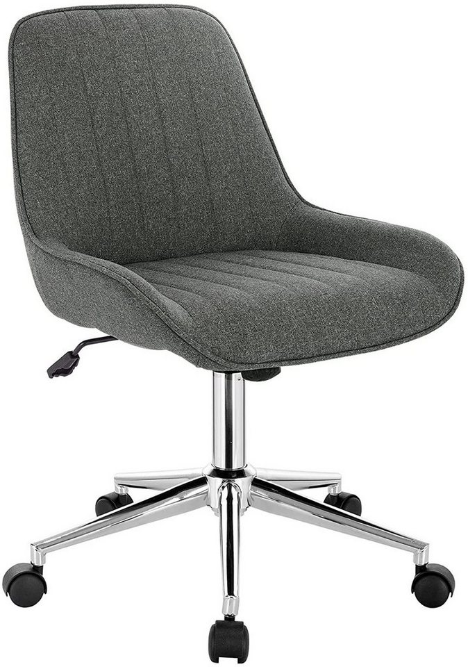 Woltu Bürostuhl 1 St Ergonomisch Mit Rückenlehne Höhenverstellbar Samt
