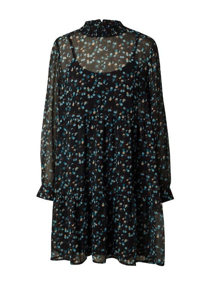 Tom Tailor Denim Blusenkleid 1 Tlg Drapiertgerafft Stehkragen