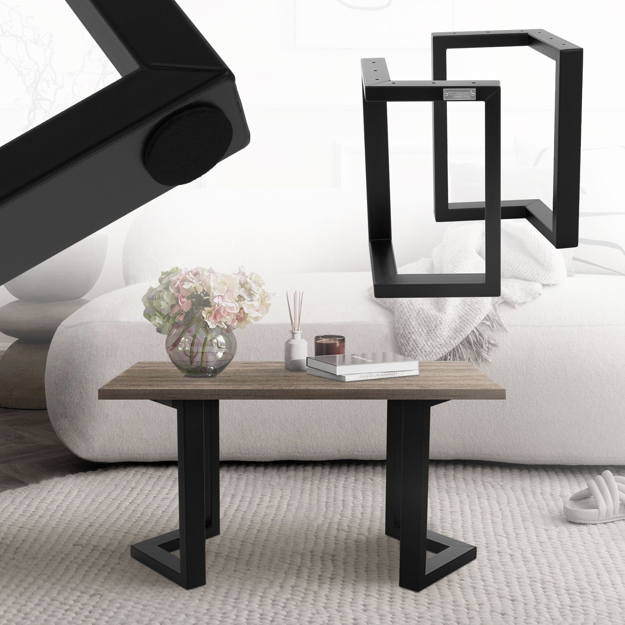 Ml Design Tischbein Tischkufen Arrow Kufengestell Tischgestell