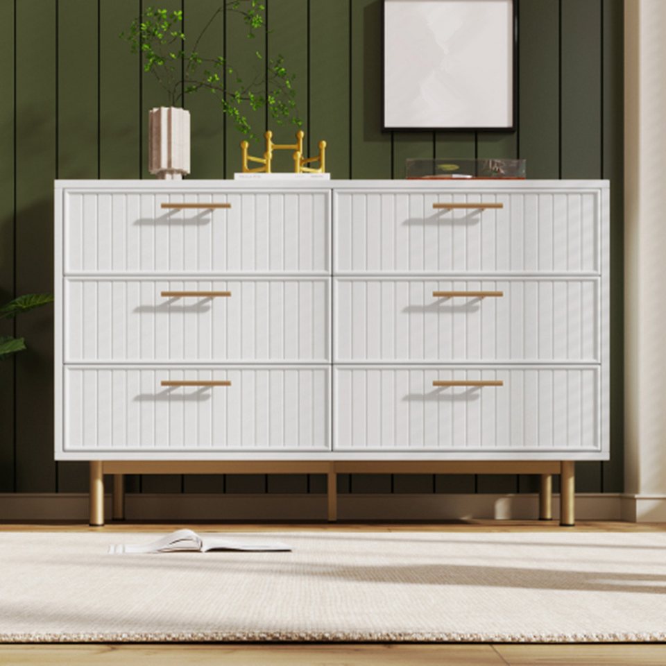 Xdeer Kommode Schubladenkommode Kommode Mit 6 Schubladen Sideboard