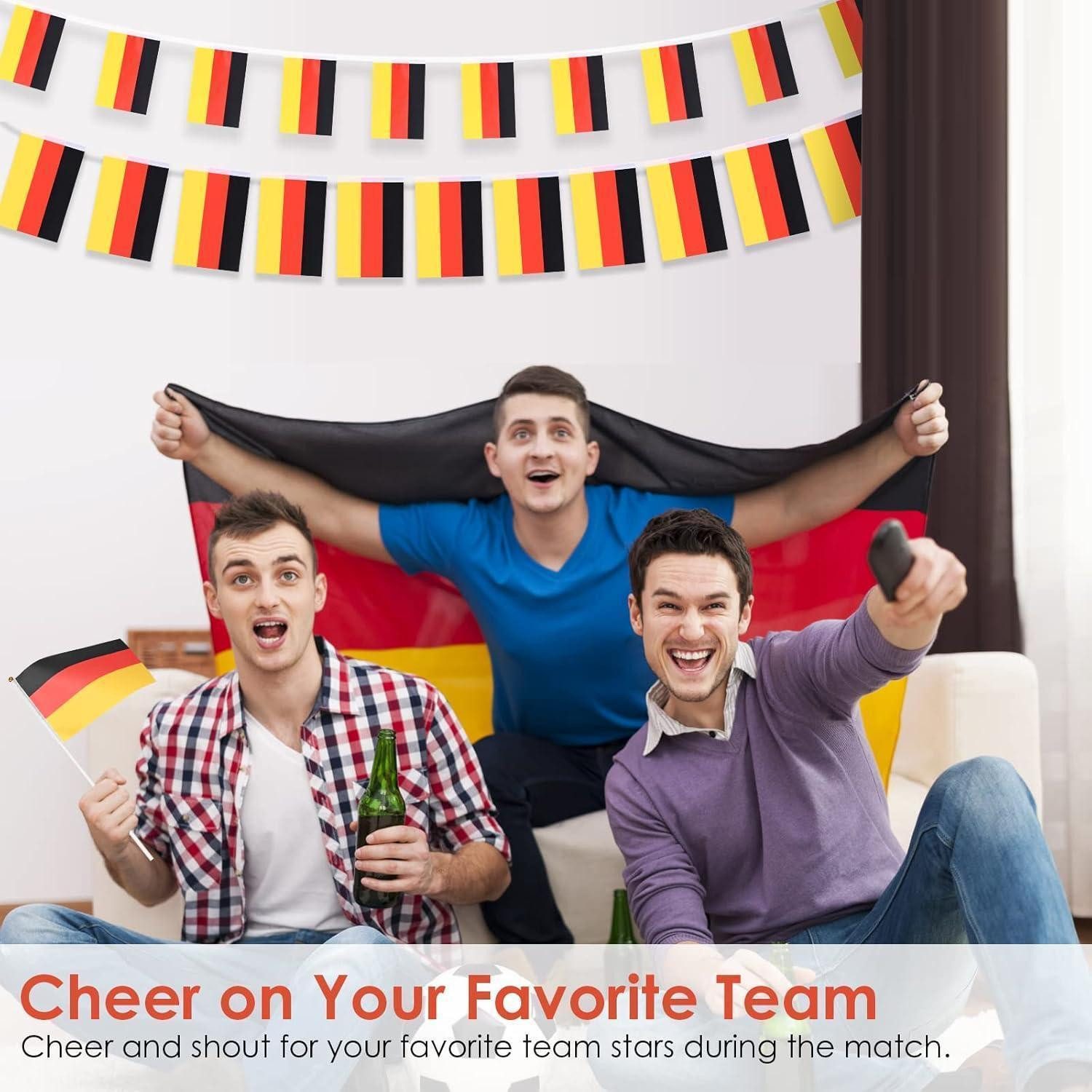 LuxusKollektion Flagge Flagge Deutschland 90x150cm EM 2025 4 Stück ...