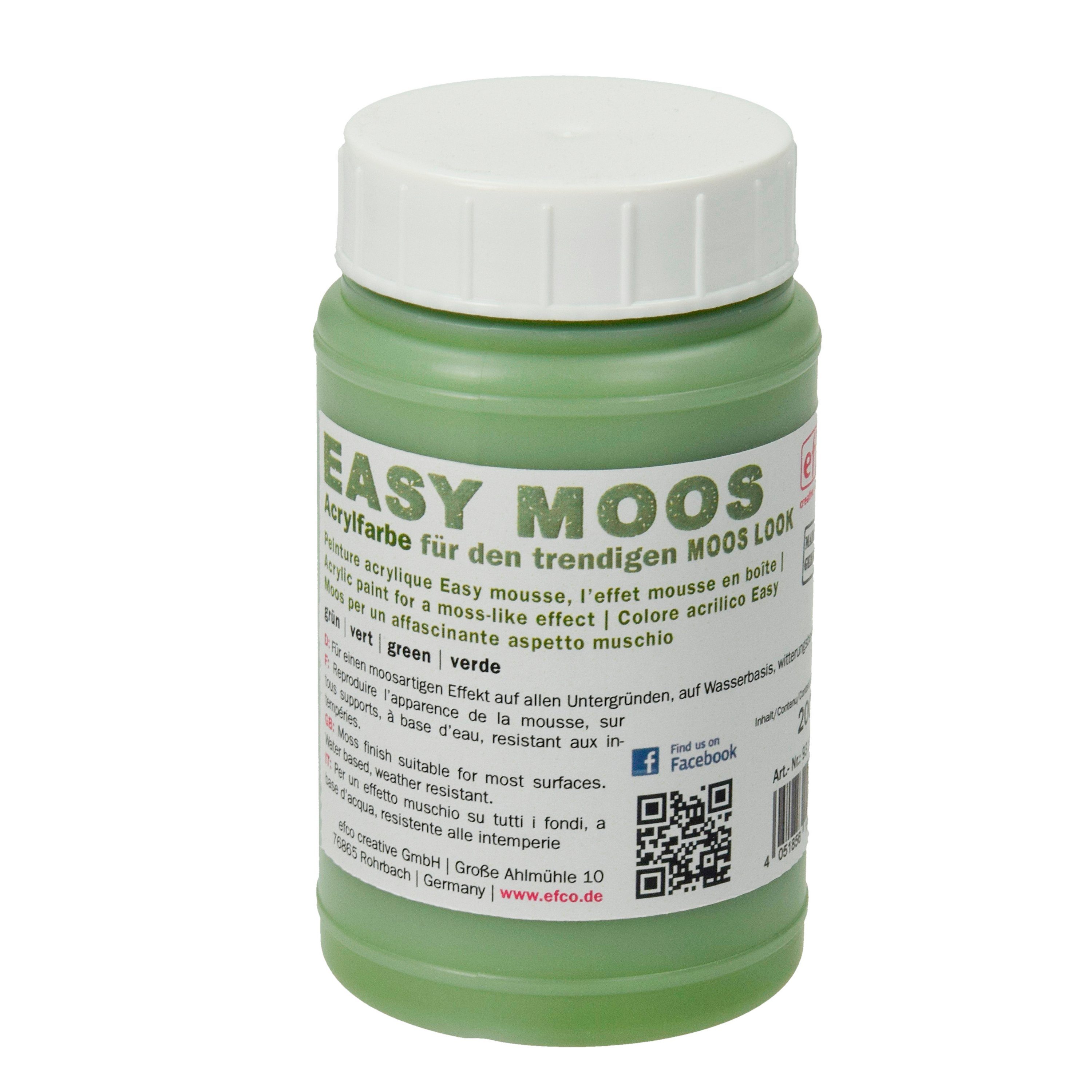 efco Bastelfarbe Easy Moos Farbe, 200 ml