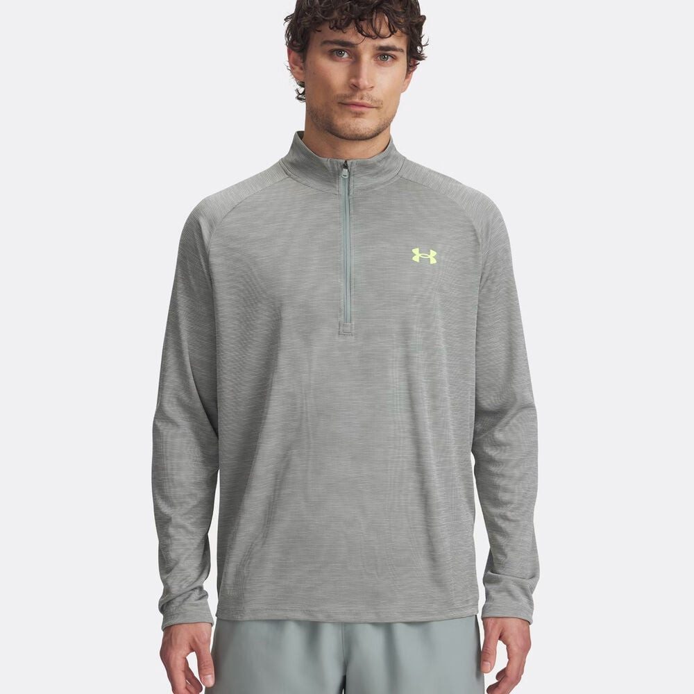 Under Armour® Longsleeve Ua Tech Textured 1/2 Zip-Grn