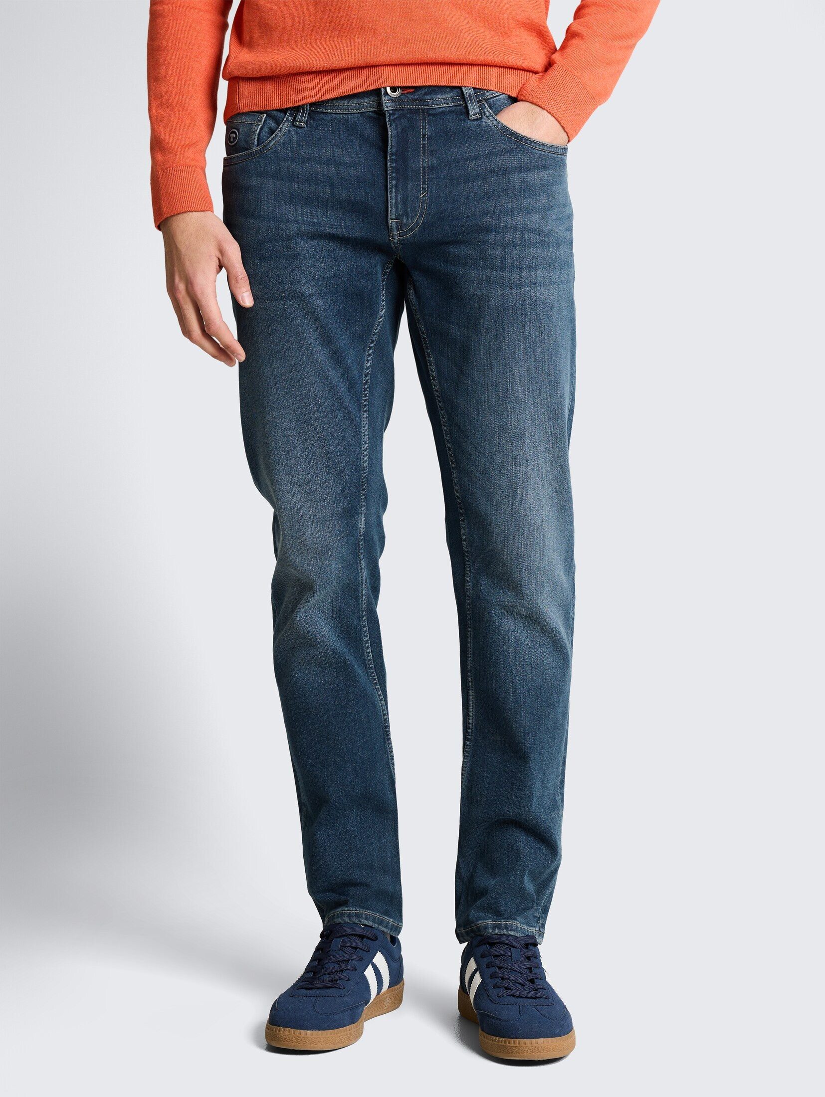 TOM TAILOR Tapered-fit-Jeans Jeanshosen TTCURT TAPERED Jeans mit ...