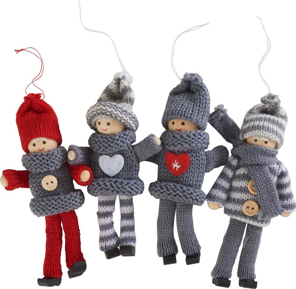 Riffelmacher And Weinberger Baumbehang Anhänger Püppchen Peppa 4er Set 16 Cm