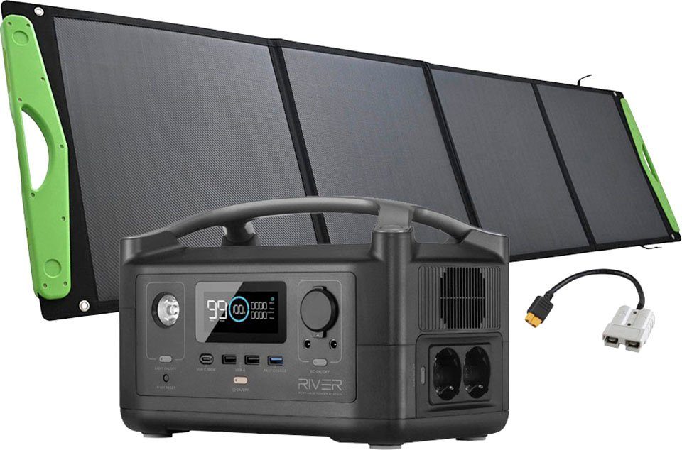 Ecoflow Solaranlage River Eu Powerstation 200w Offgridtec® Hardcover