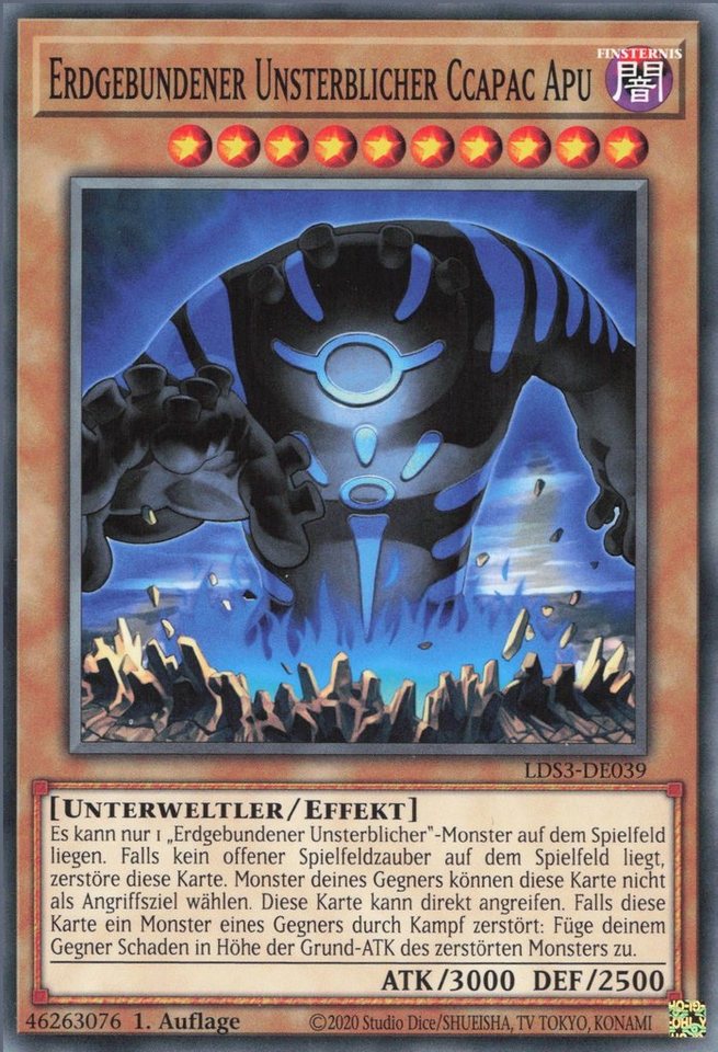ᐅ Recollectibles Sammelkarte Yugioh Karte Erdgebundener Unsterblicher