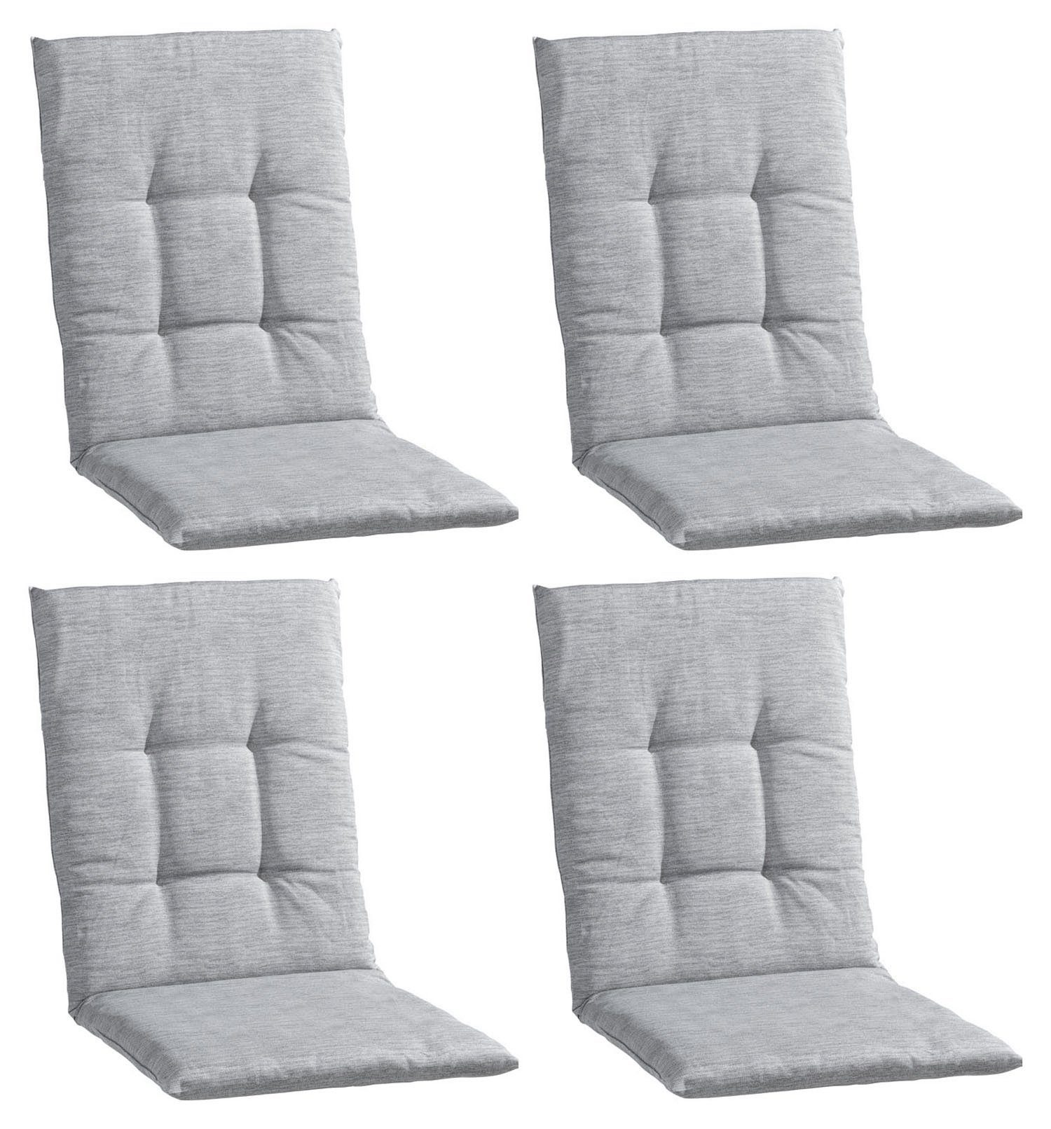 Go De Polsterauflage Stongha B 48 X L 108 Cm Hellgrau 4er Set Set