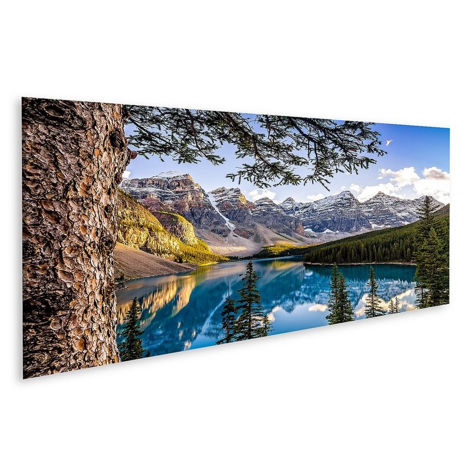 Islandburner Leinwandbild Bild Auf Leinwand Landschaft Blick Auf Morain