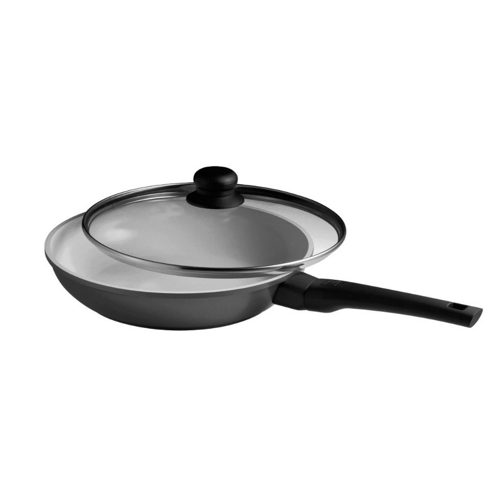 Rohe Germany Schmorpfanne Güteglasdecke Aluminium Kunststoff Set 2