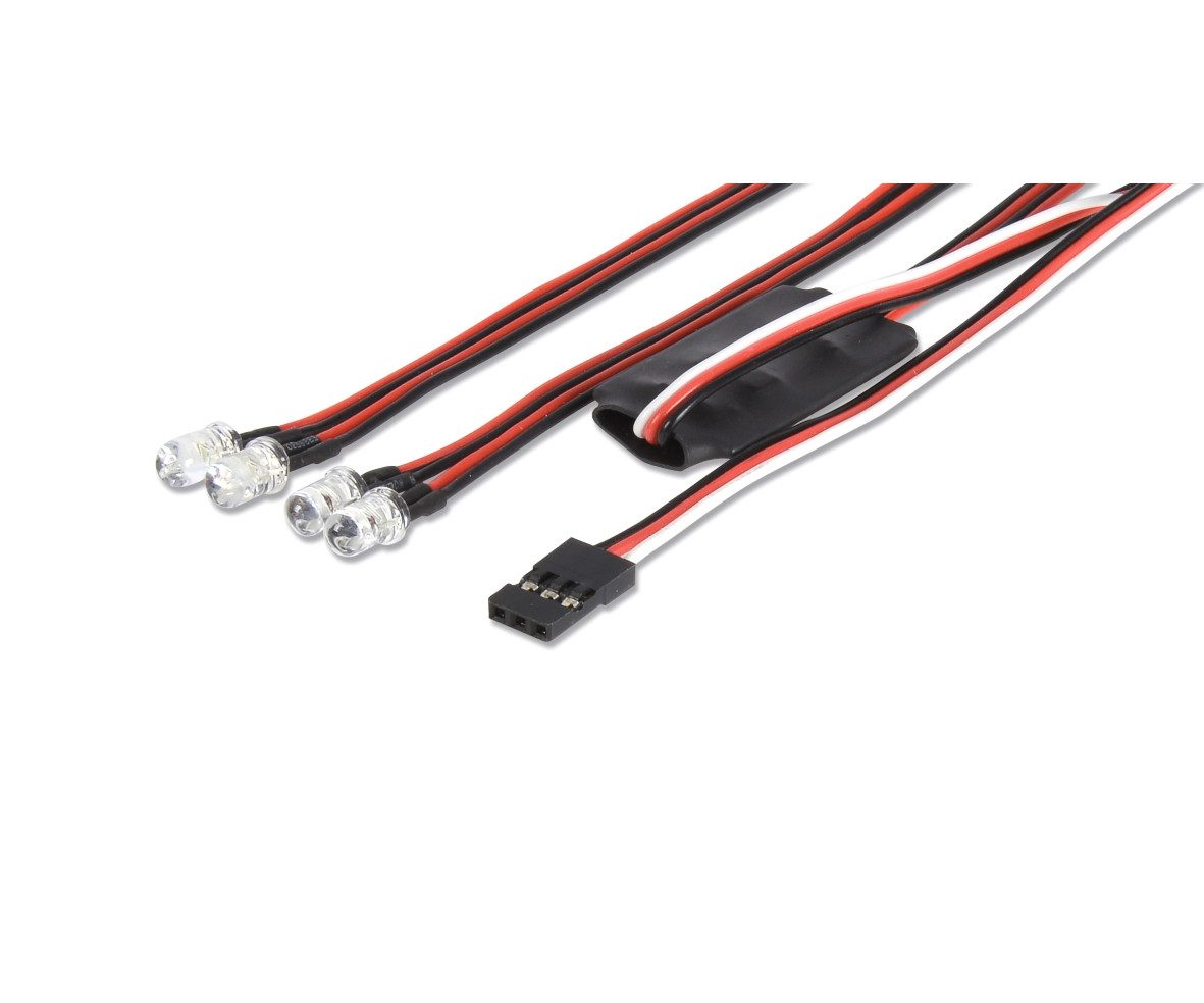 CARSON Carson LED Licht-Set 2+2 über Radio RC-Ladegerät