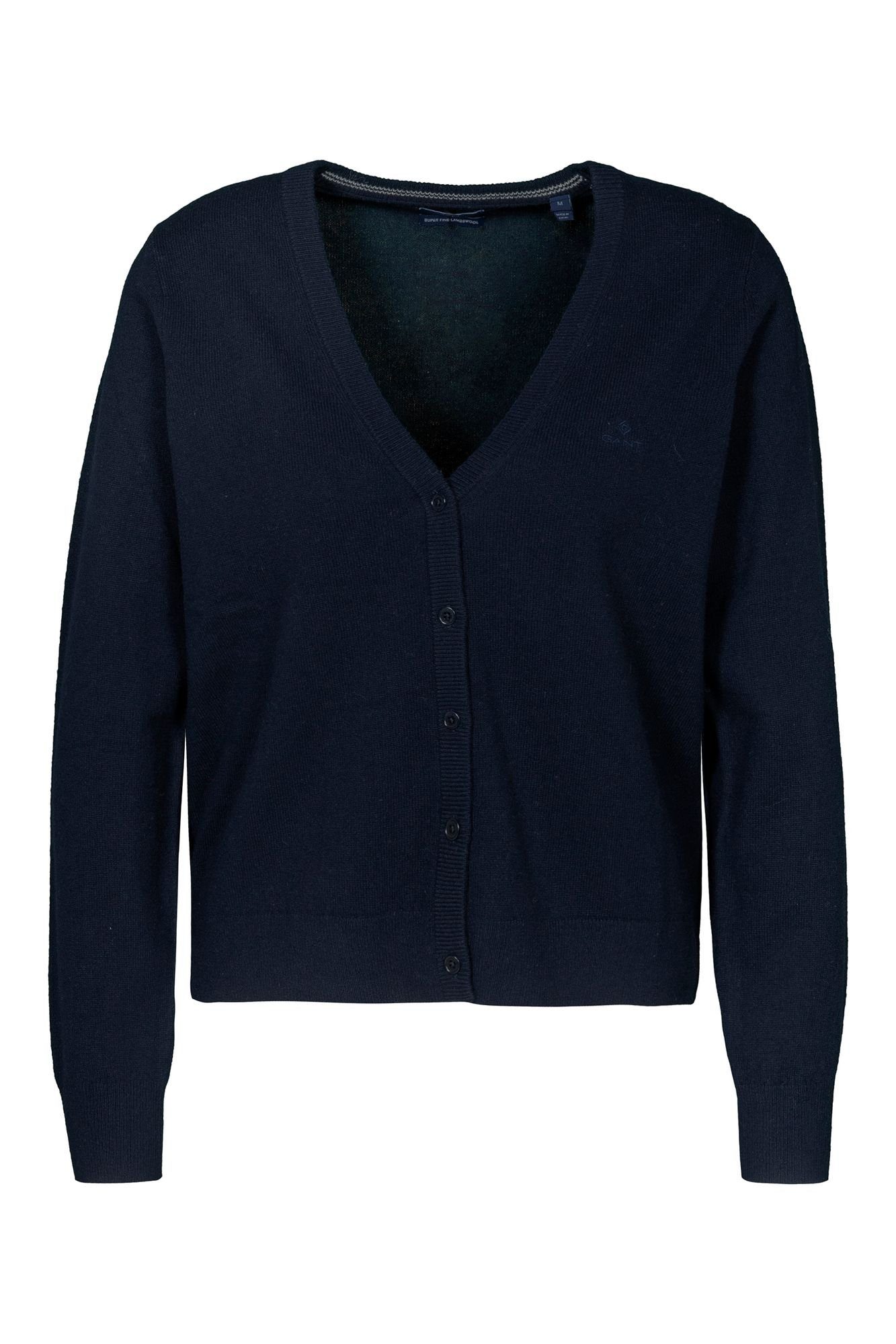 Gant Strickjacke Superfine Lambswool Cardigan, Artikelnummer: 4805506-410