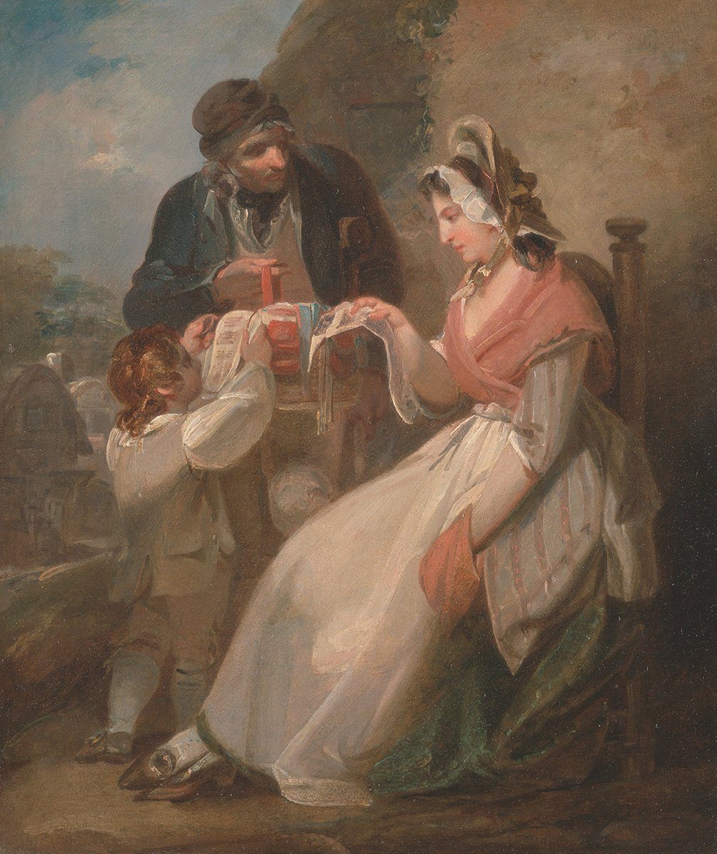 BillerAntik Kunstdruck The Wandering Sailor Henry Singleton Händler ...
