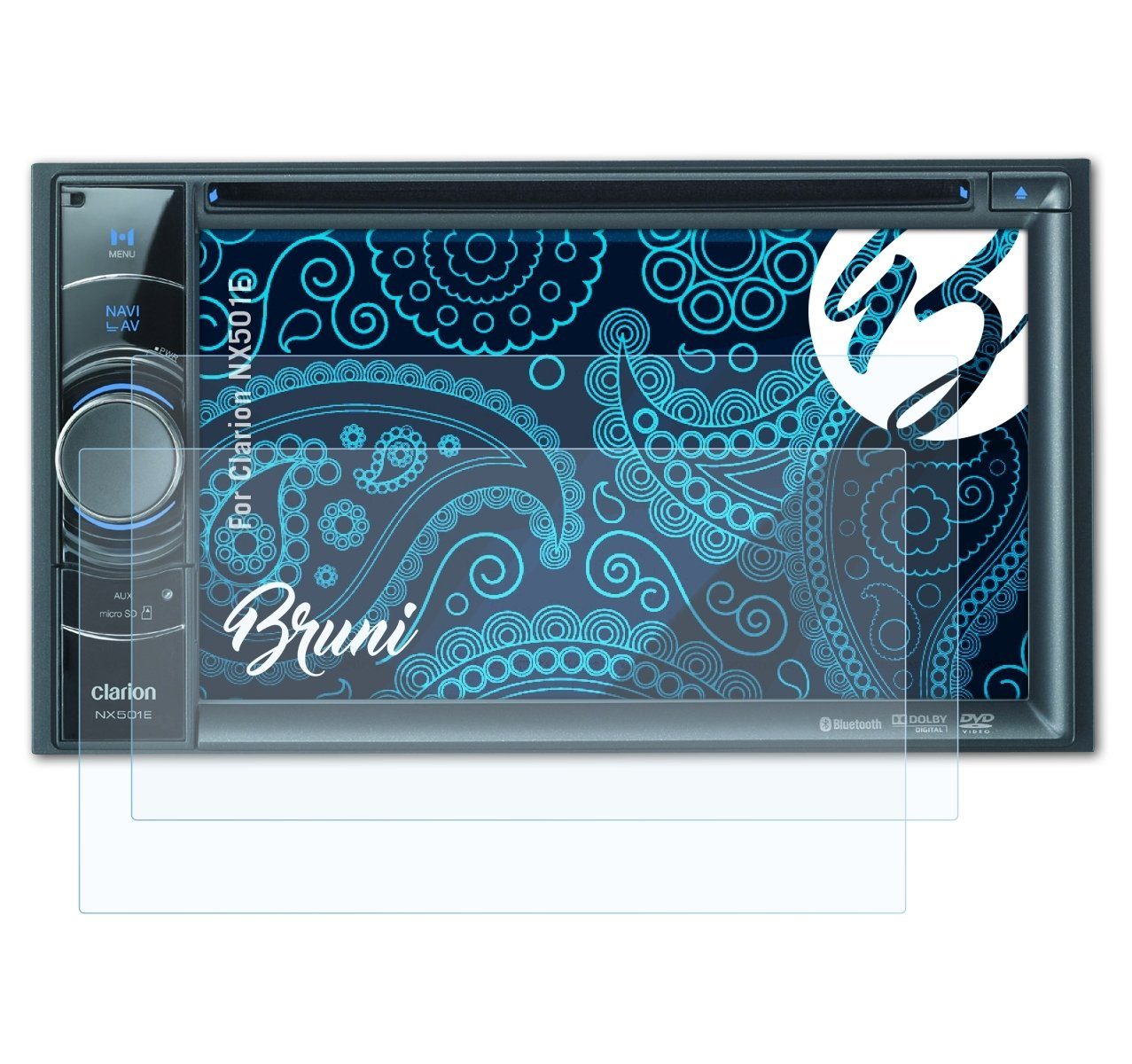 Bruni Schutzfolie Glasklare Displayschutzfolie Für Clarion Nx501e 2