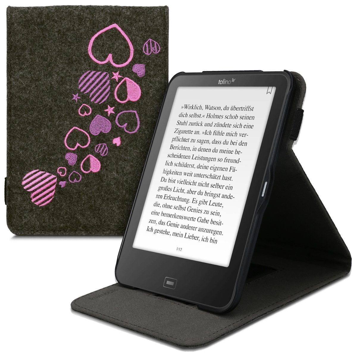 Kwmobile E Reader Hülle Hülle Für Tolino Vision 1 2 3 4 Hd