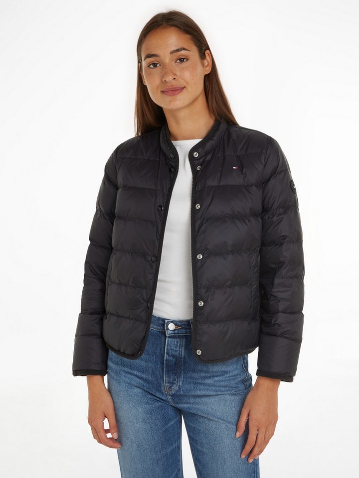 Tommy Hilfiger Steppjacke Lw Down Collarless Jacket Mit Leichter Wattierung