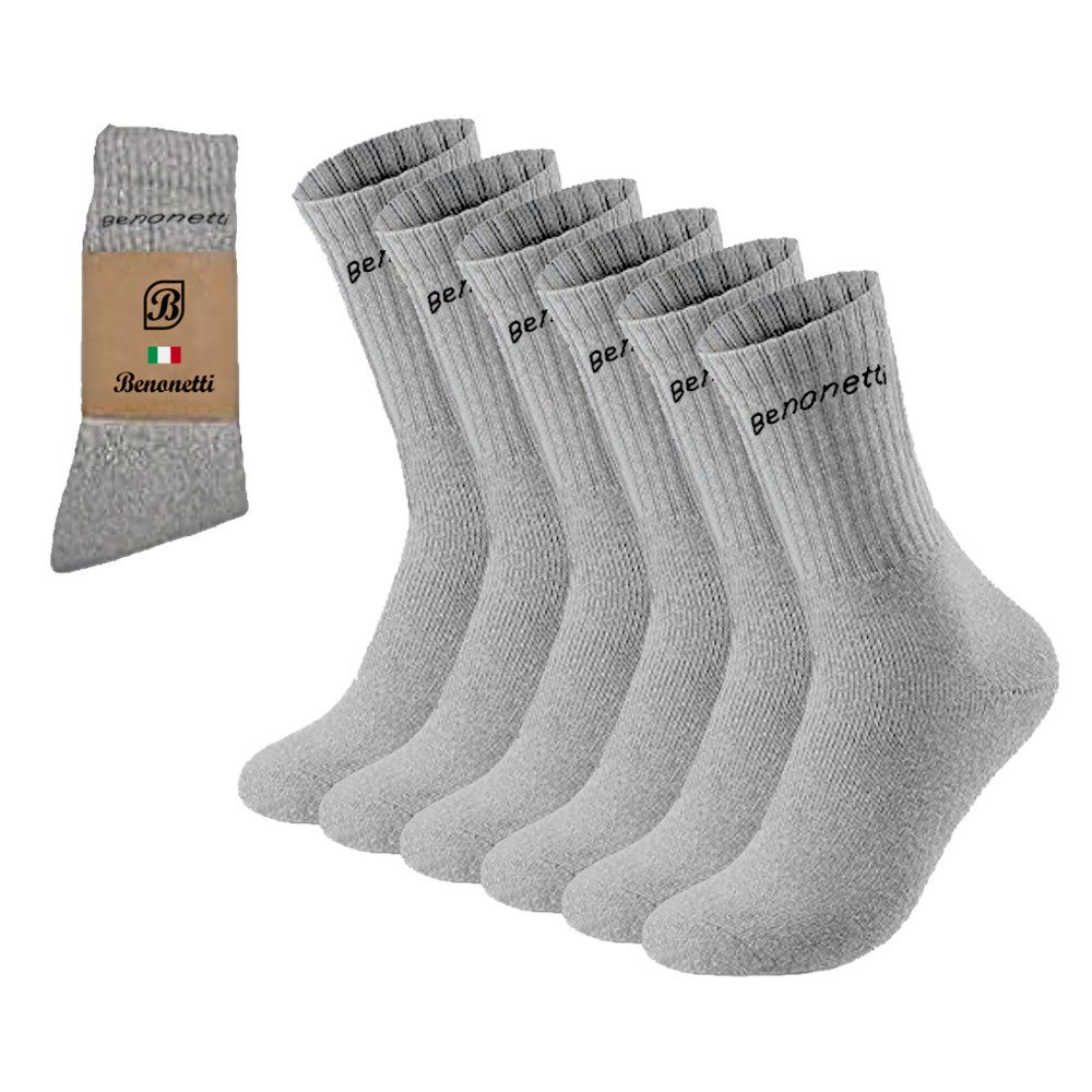 Benonetti Tennissocken Socken für Herren & Damen - Unisex Laufsocken ...