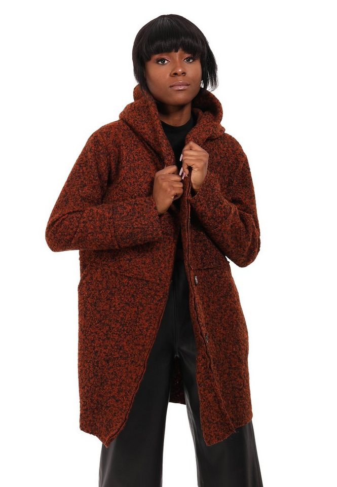 Yc Fashion And Style Kurzmantel Bouclé Mantel One Size 1 Tlg