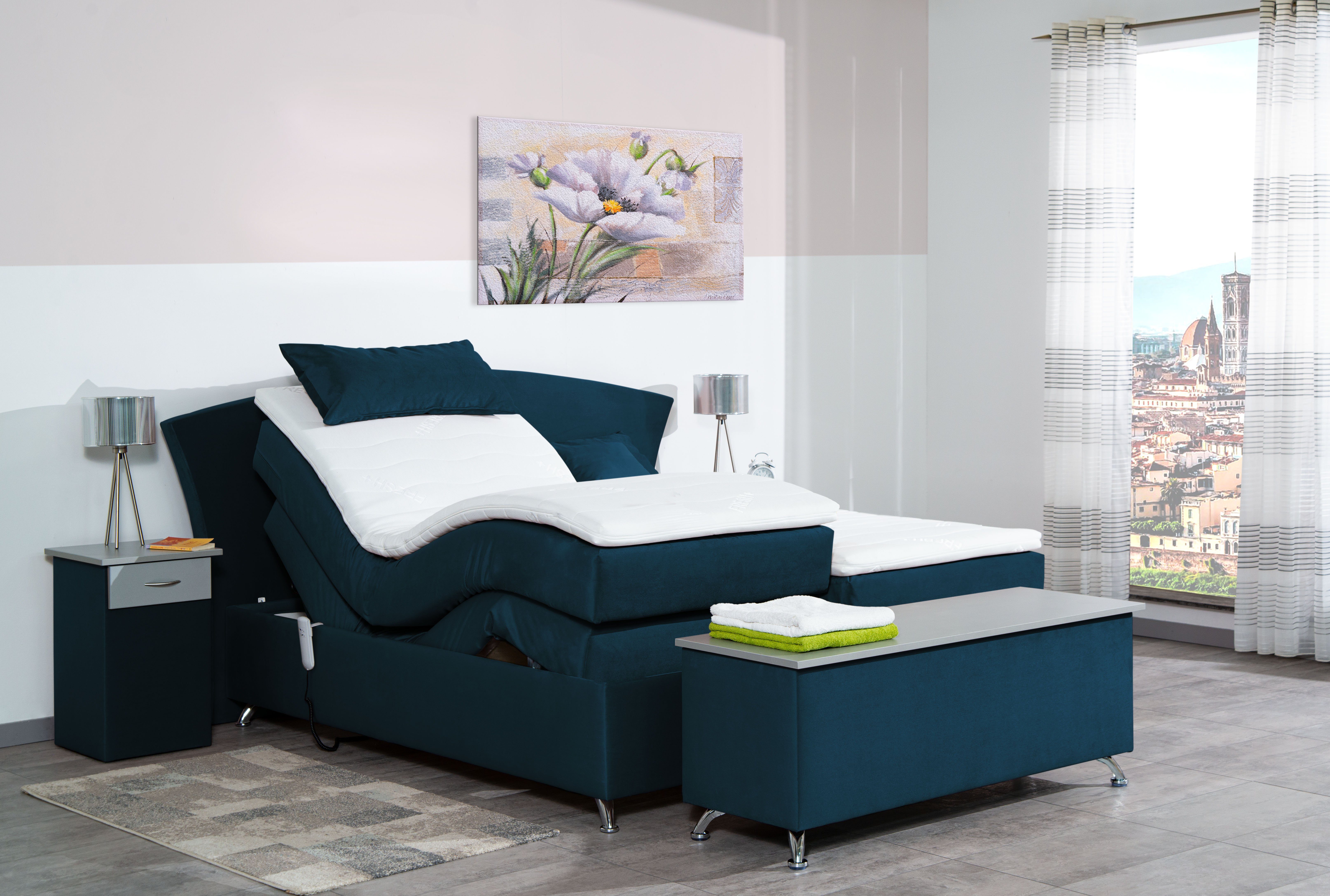 Meisterbetten Boxspringbett Huss (mit Motor, 7-Zonen ...