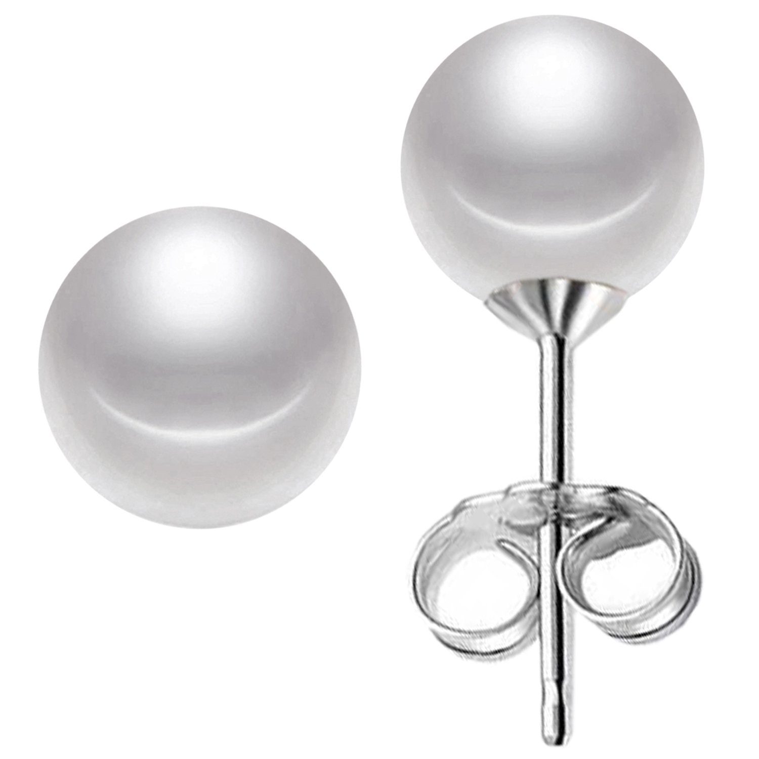 LÖb Paar Ohrstecker 925 Silber Ohrringe Perlen Ohrstecker
