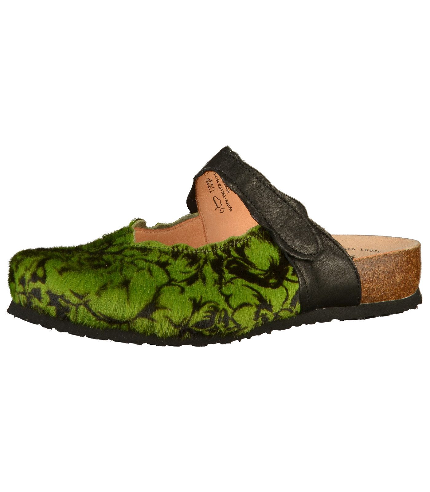 Think! Clogs Leder Clog, Verschluss: Klettverschluss