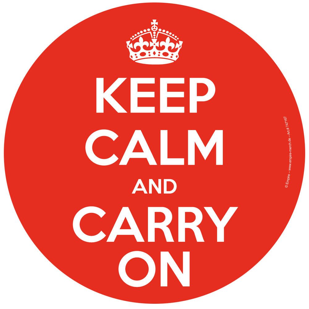 Sticker Keep Calm - Sticker - and Carry On