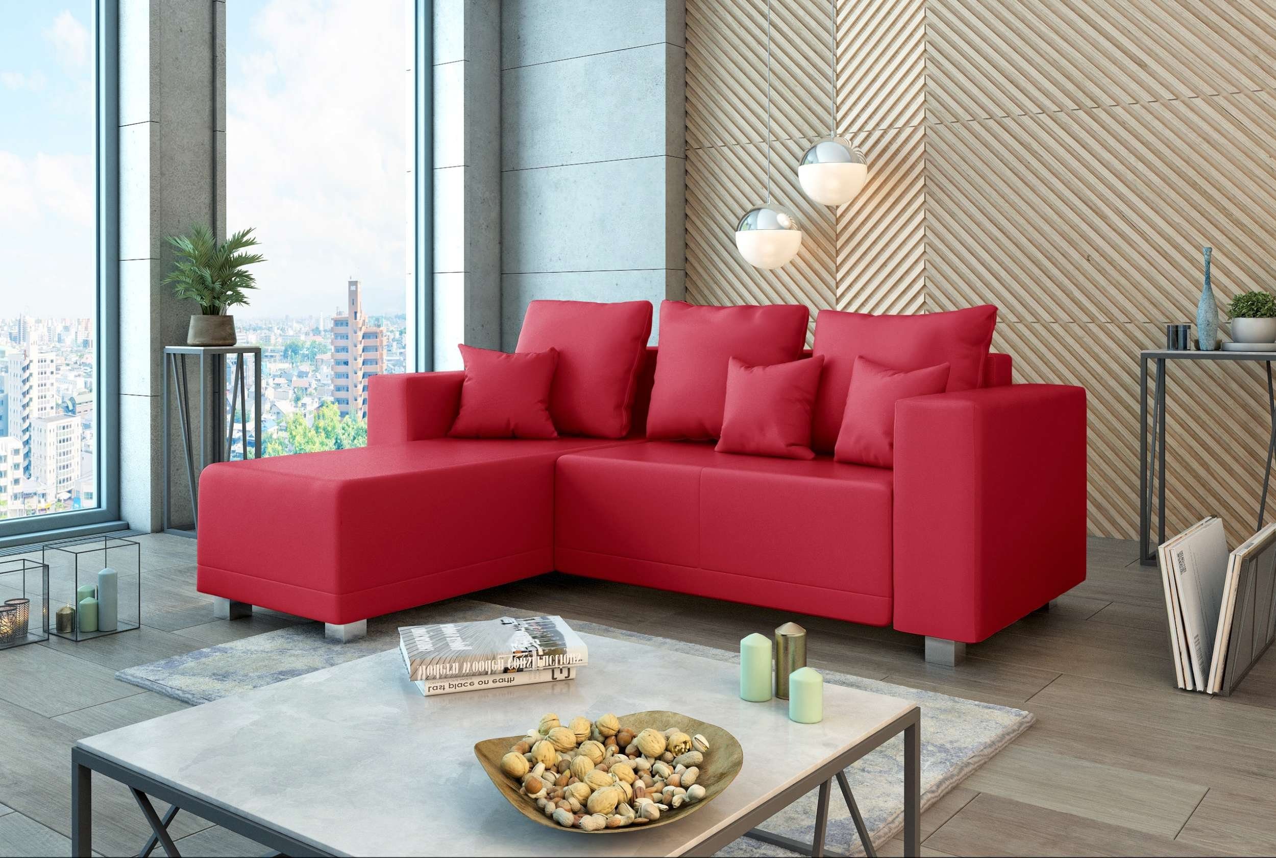 99rooms Ecksofa Francesca, L-Form, Eckcouch, Design