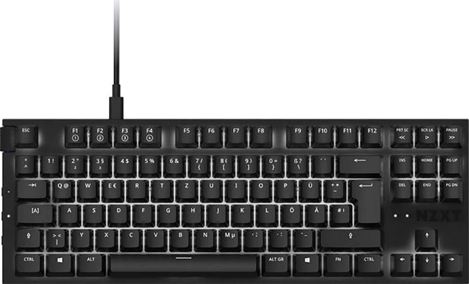 NZXT Function Tenkeyless Gaming-Tastatur, Mechanische Gaming-Tastatur ...