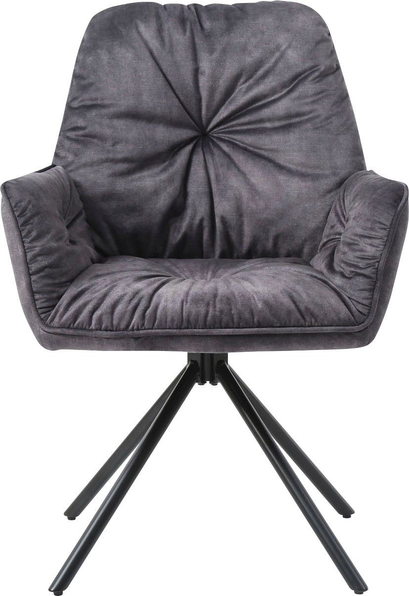 Salesfever Schalenstuhl Set 1 St Esszimmerstuhl 360°drehfunktion