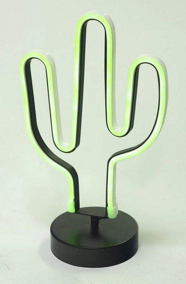 Trend Line Dekofigur Trendline Led Silhouette Kaktus 115 Led