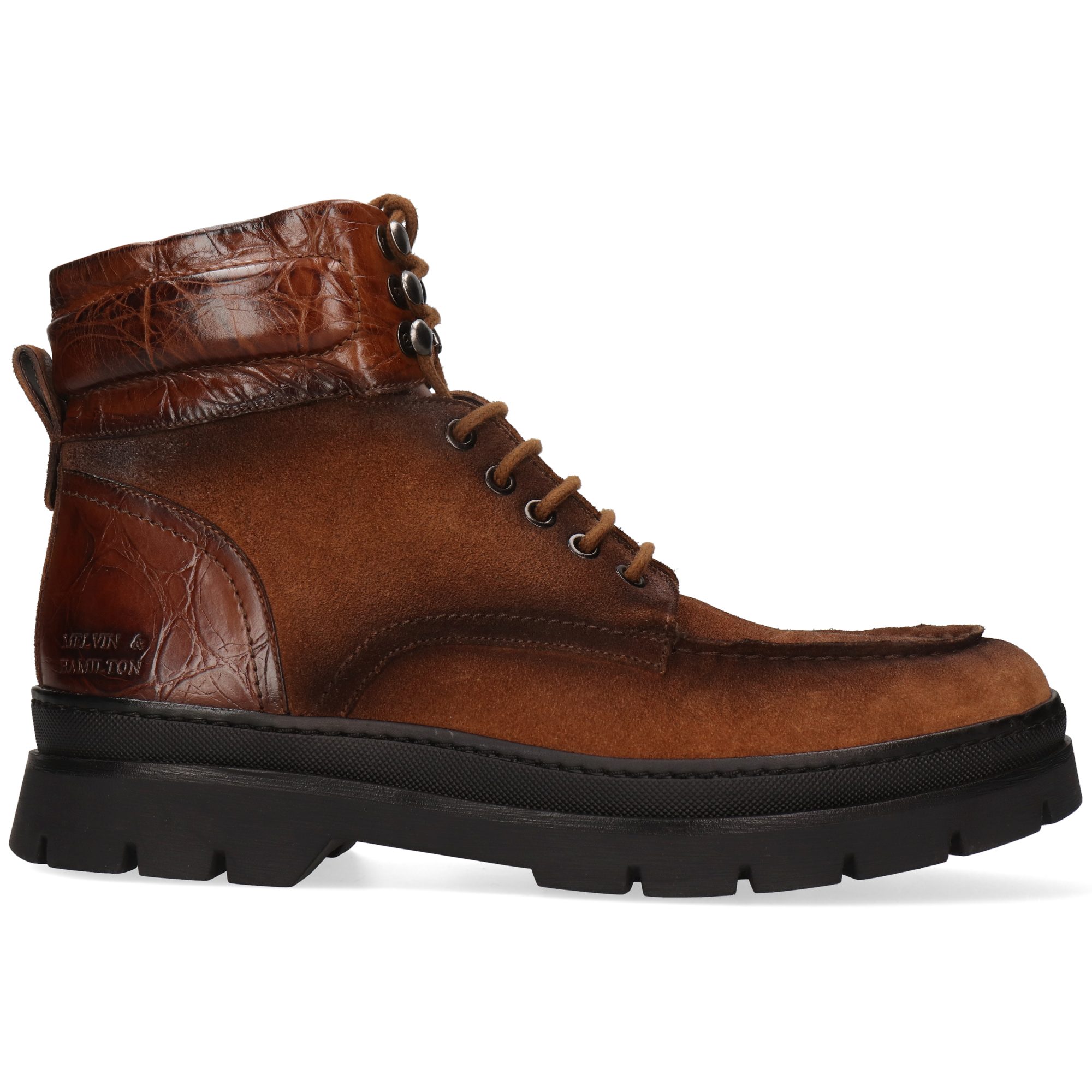 Melvin & Hamilton Jaden 1 Leder-Schnürstiefeletten für Herren ...