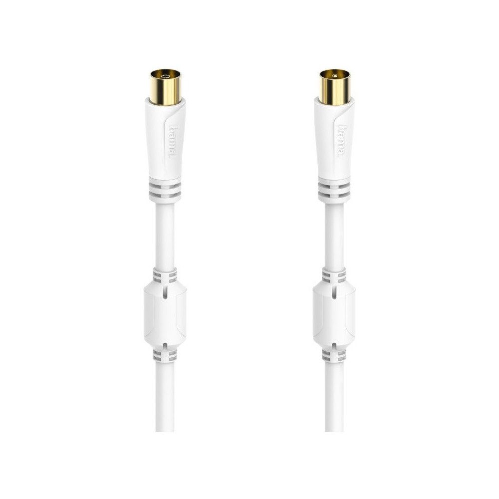 Hama Hama Antennen-Kabel 100 dB (10m) Koax-Stecker/Kupplung Dachantenne ...