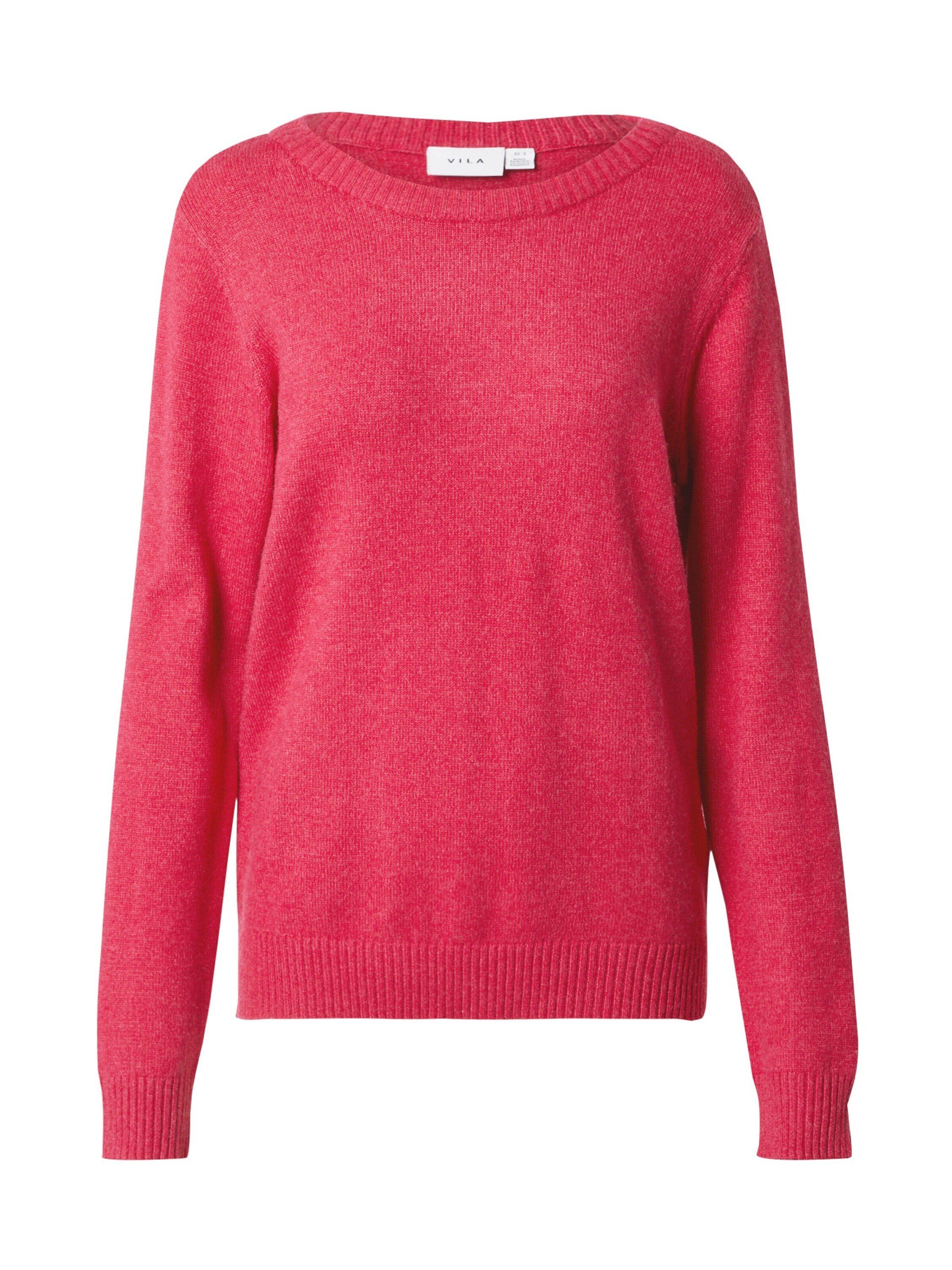 Vila Strickpullover Ril 1 Tlg Plainohne Details