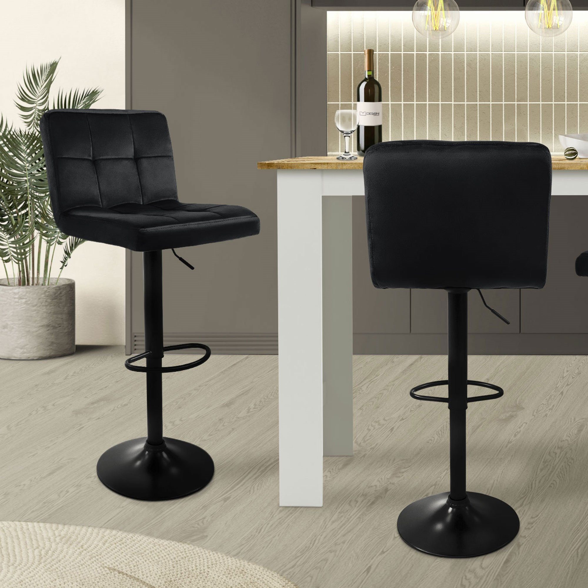 Ml Design Barhocker Barstuhl Tresenhocker Bistrohocker Hocker Drehstuhl