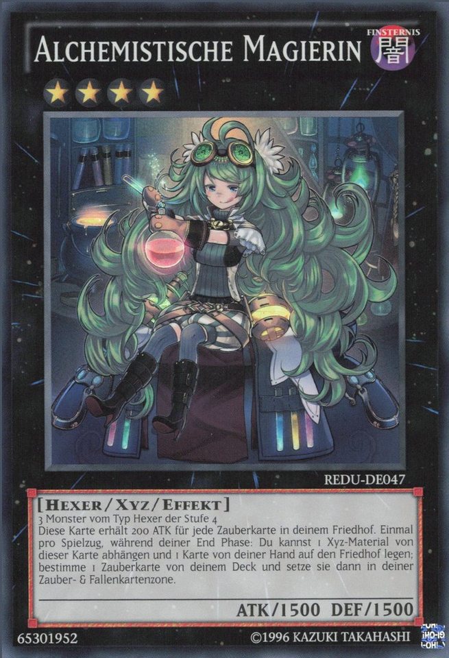 Recollectibles Sammelkarte Yugioh Karte Alchemistische Magierin Deutsch