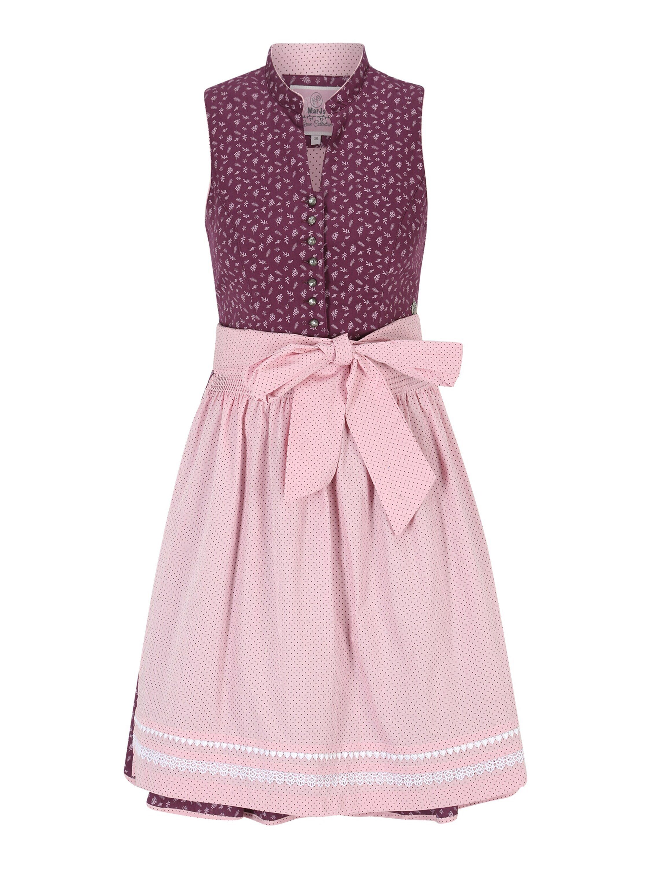 MarJo Dirndl Miriam (1-tlg) Drapiert/gerafft, Falten, Spitze
