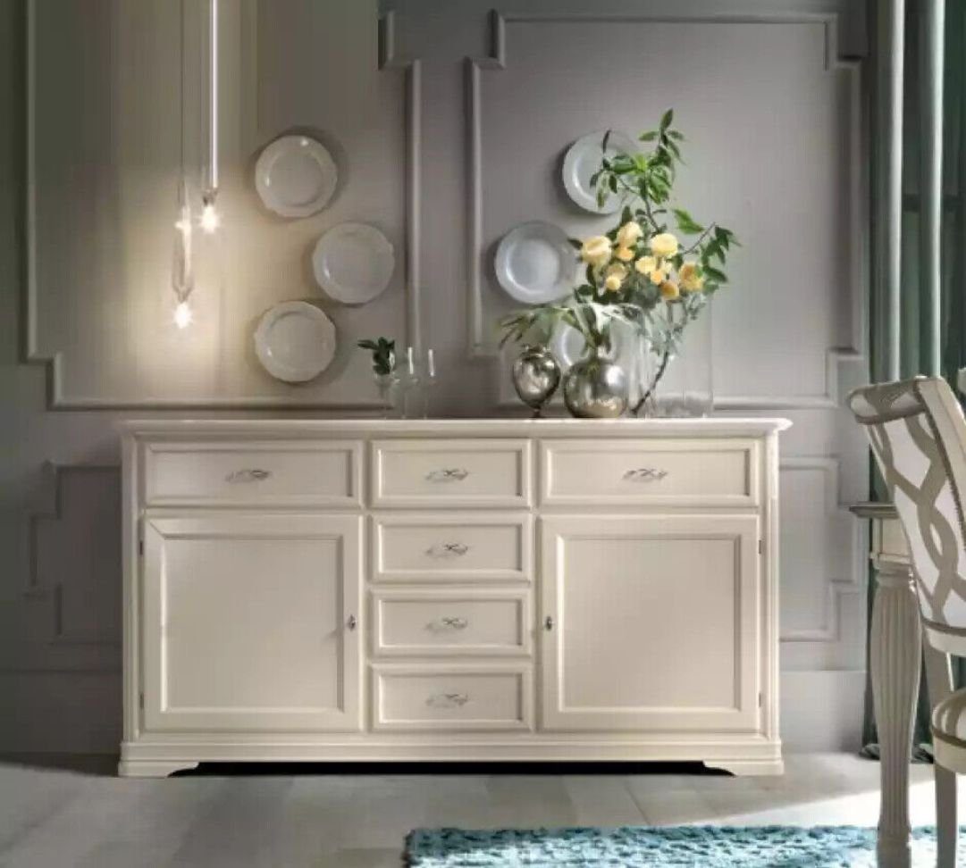 Jvmoebel Sideboard Weiß Sideboard Holz Möbel Luxus Kommode Schrank