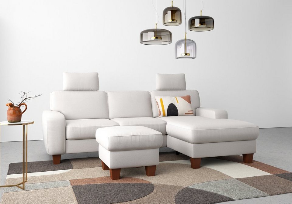 Home Affaire Ecksofa Vision Mit Federkern Wahlweise Mit Bettfunktion