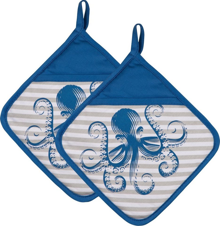 Stuco Topflappen Topflappen Nautilus 2er Pack 2 Tlg Motiv