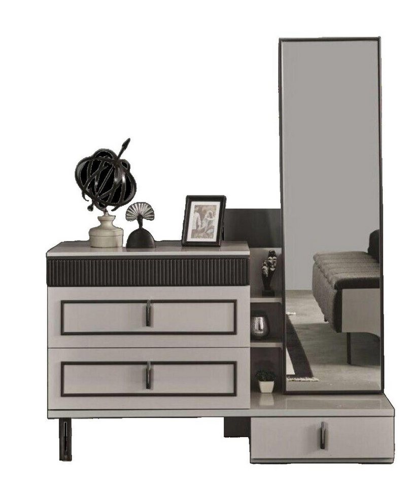 Jvmoebel Kommode Schlafzimmer Set 2tlg Kommode Mit Spiegel Modern Luxus