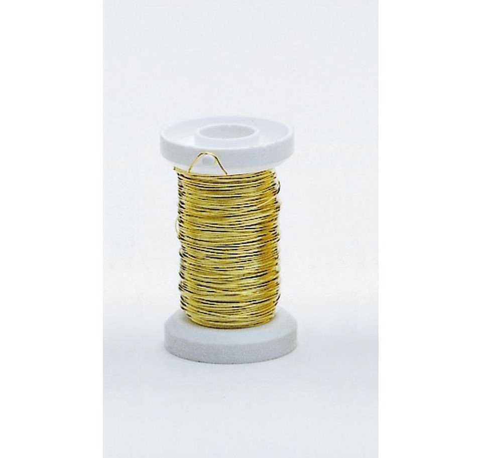 Glorex Bastelnaturmaterial Glorex Messingdraht 04 Mm X 40 M