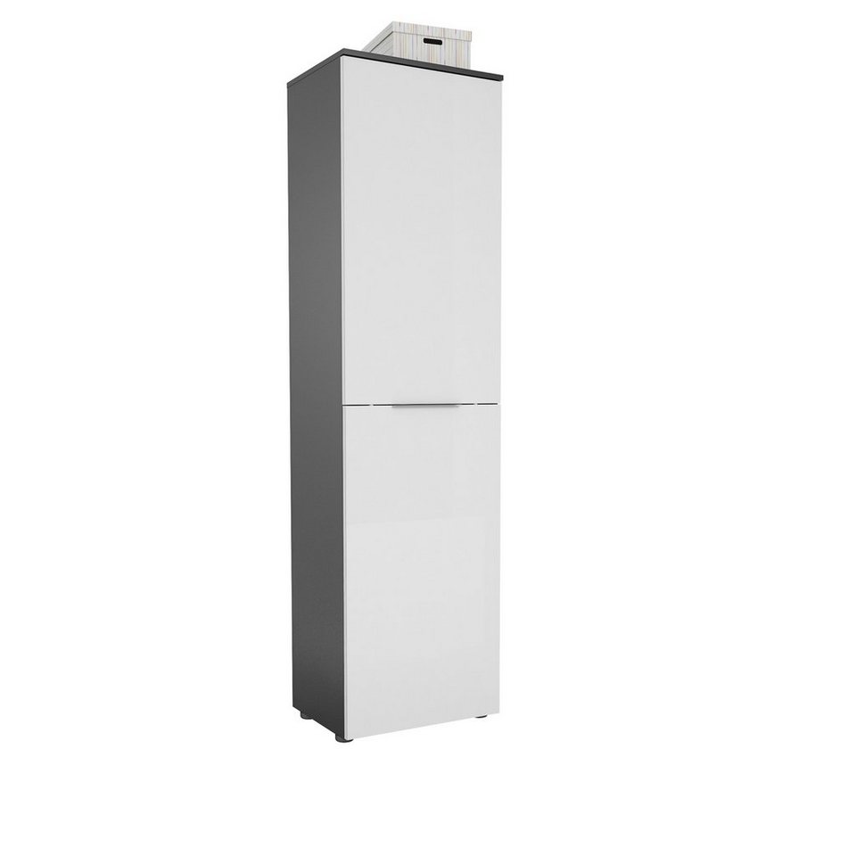 Möbelando Garderobenschrank 25656568 Bxhxt 53x196x40 Cm In Anthrazit