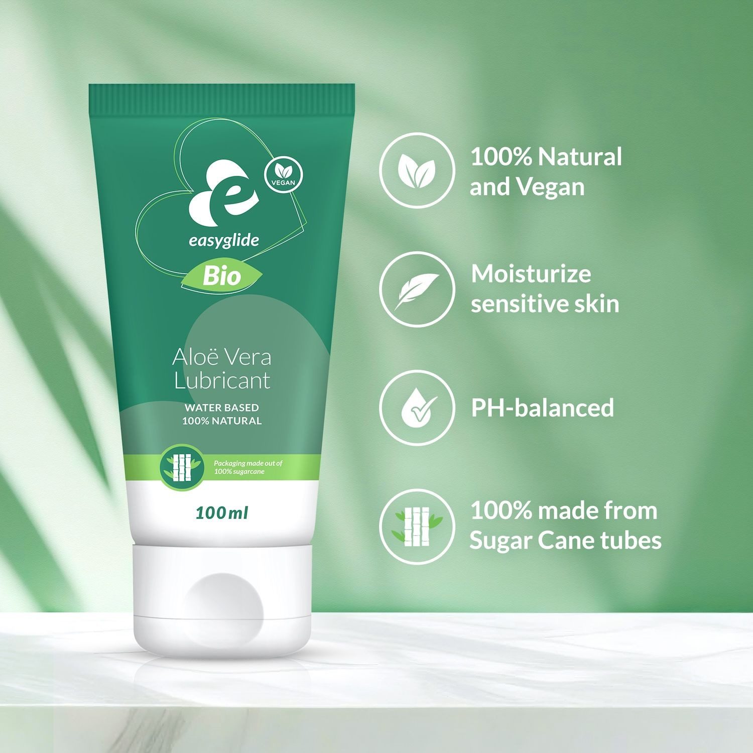 EasyGlide Gleitgel EasyGlide - Bio & Natur Wasserbasiertes Gleitmittel ...