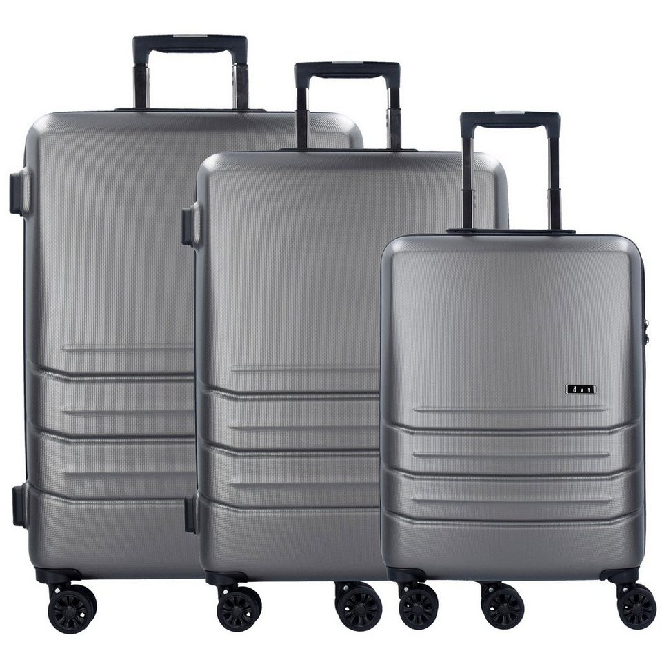 Dandn Trolleyset Travelline 9800 4 Rollen 3 Teilig 3 Tlg