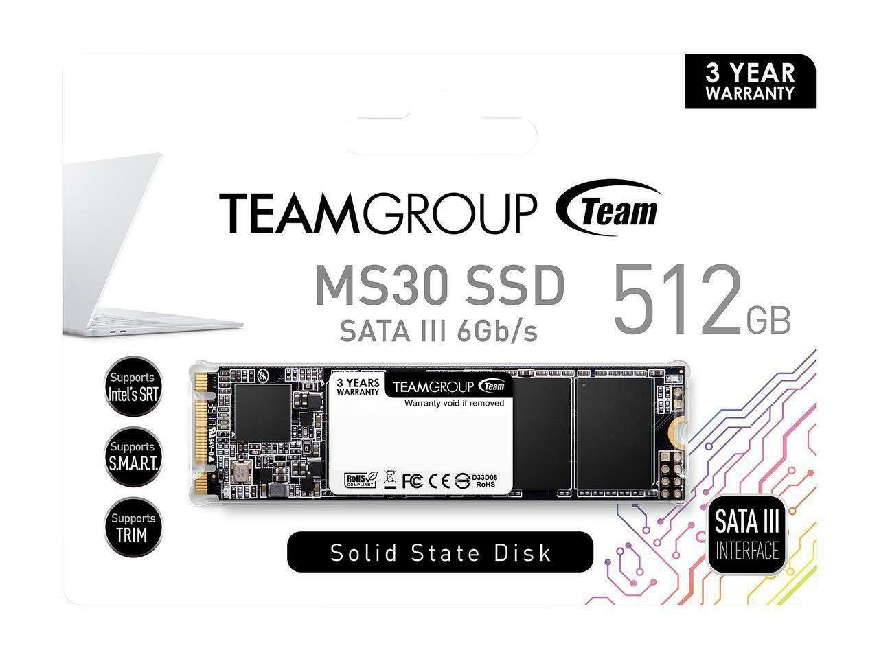 Teamgroup MS30 interne SSD (512), SSD-Festplatte intern, interne SSD ...