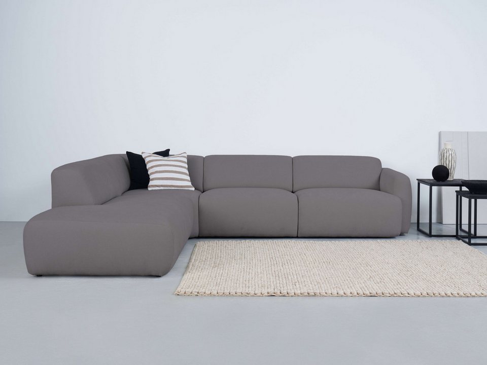 Andas Ecksofa Myrland Breite 241 Cm Chenille Easy Clean Stoff Mit