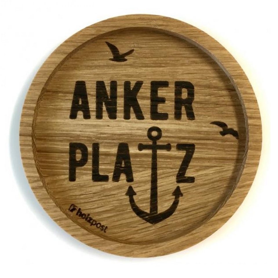 Holzpost Gmbh Glasuntersetzer Holzuntersetzer Ankerplatz Untersetzer