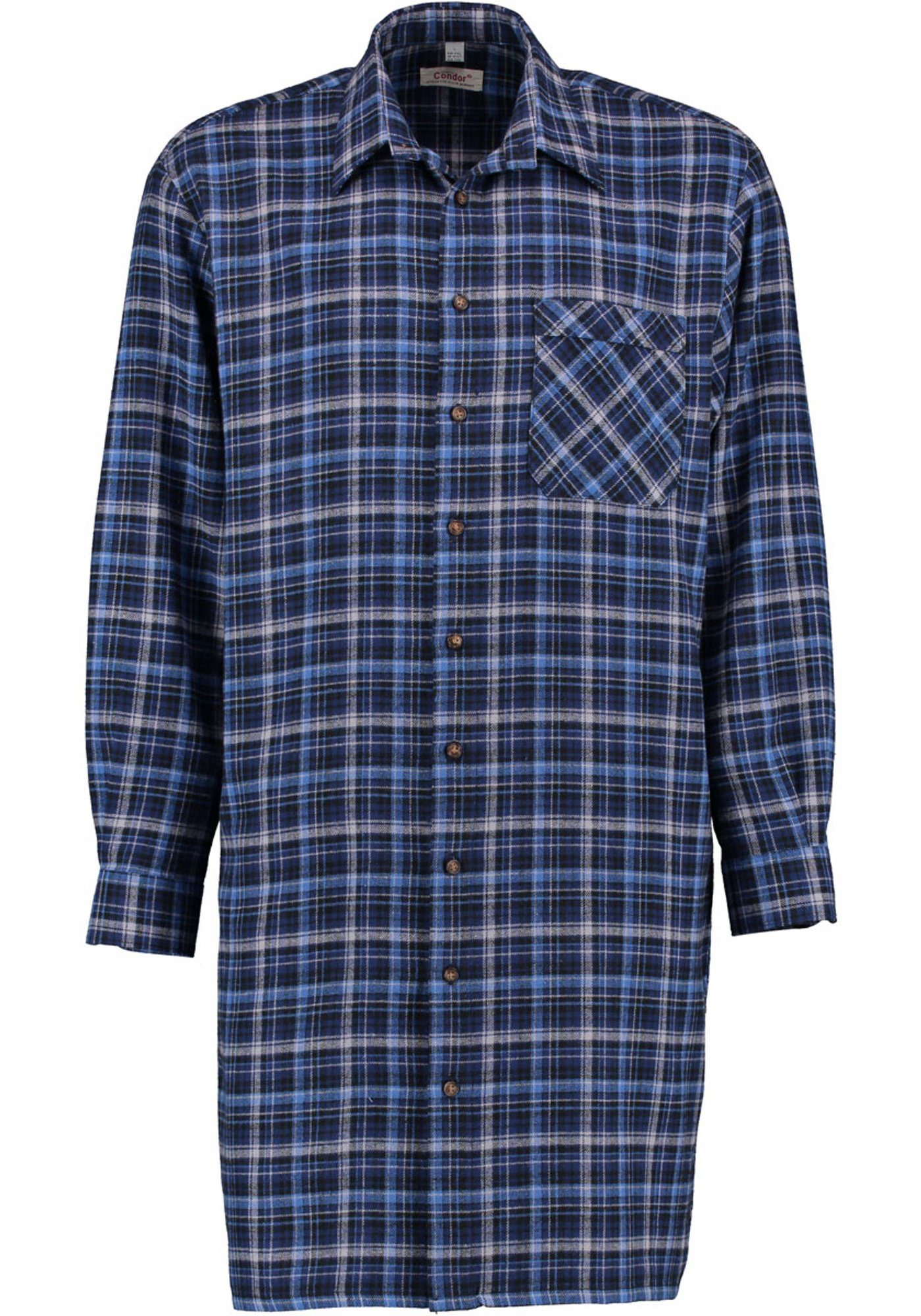 Condor Flanellhemd Padau 105cm Langes Herren Langarm Arbeitshemd